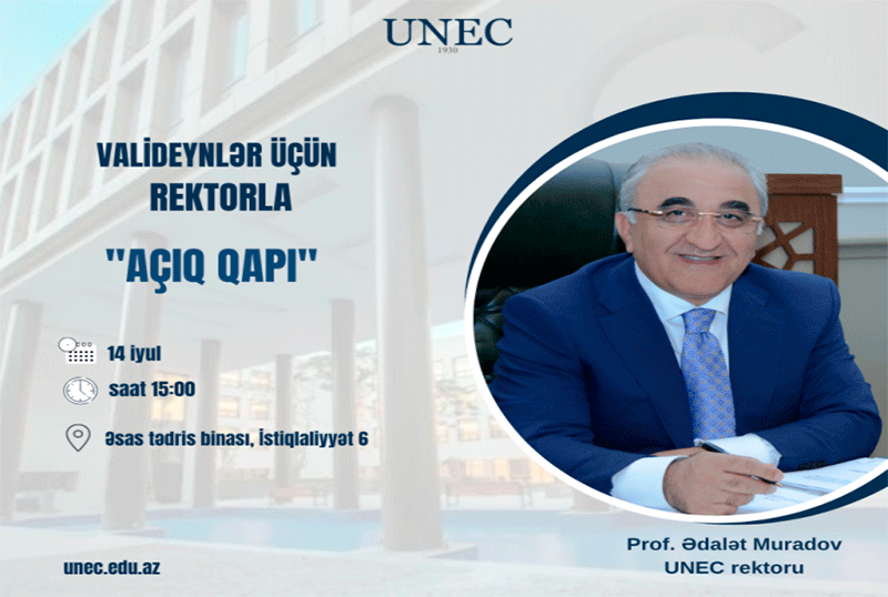 UNEC 2023/2024-cü tədris ilində təkrar ali təhsil almaq üçün sənəd ...