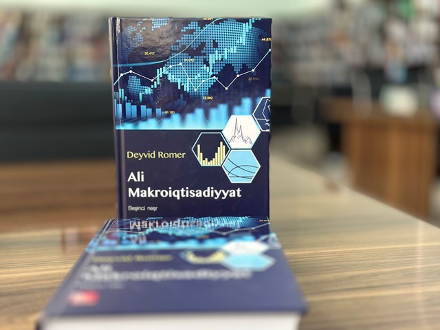 UNEC kitabxanasında yeni kitab: "Ali Makroiqtisadiyyat"