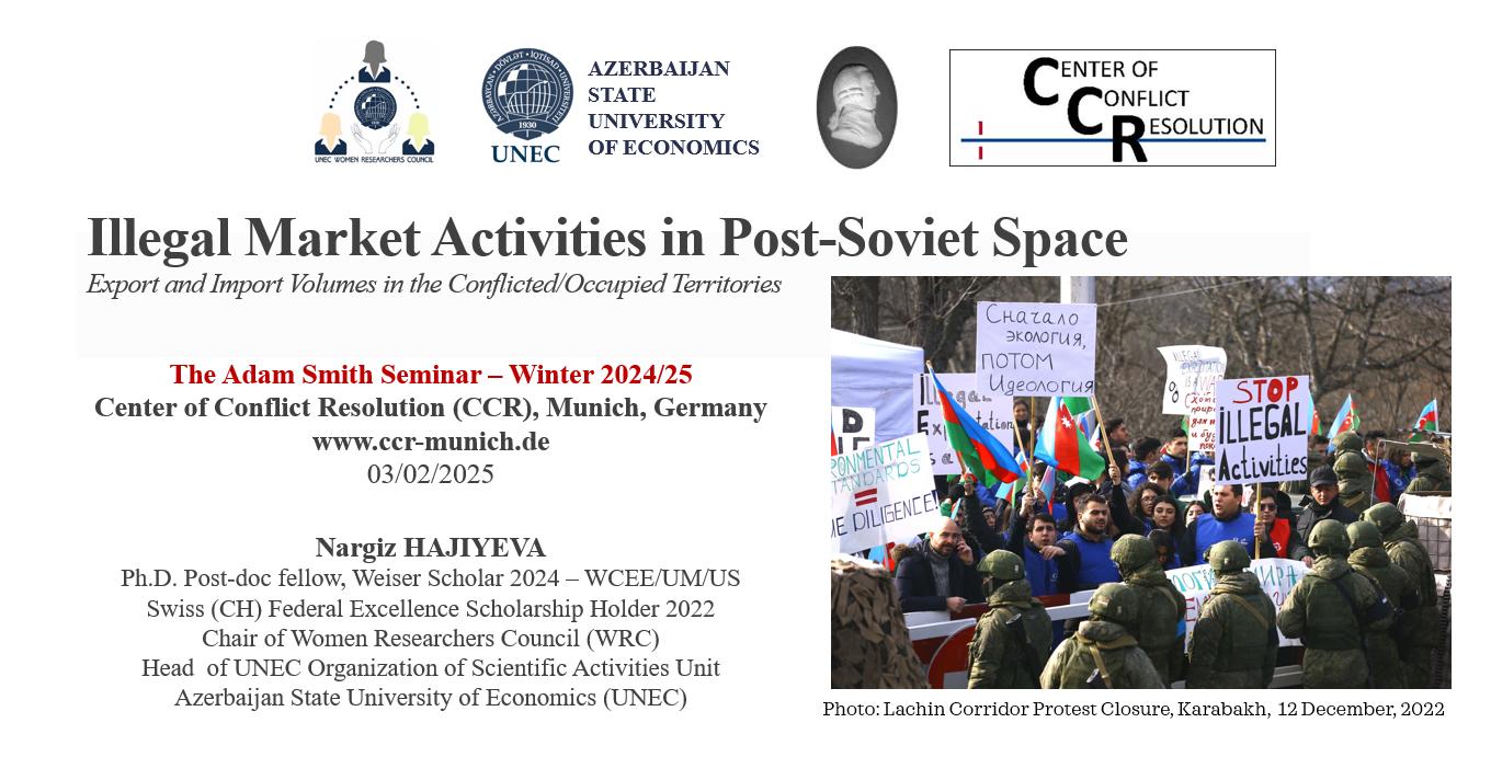 UNEC-in gənc alimi Adam Smith elmi seminarında çıxış edib