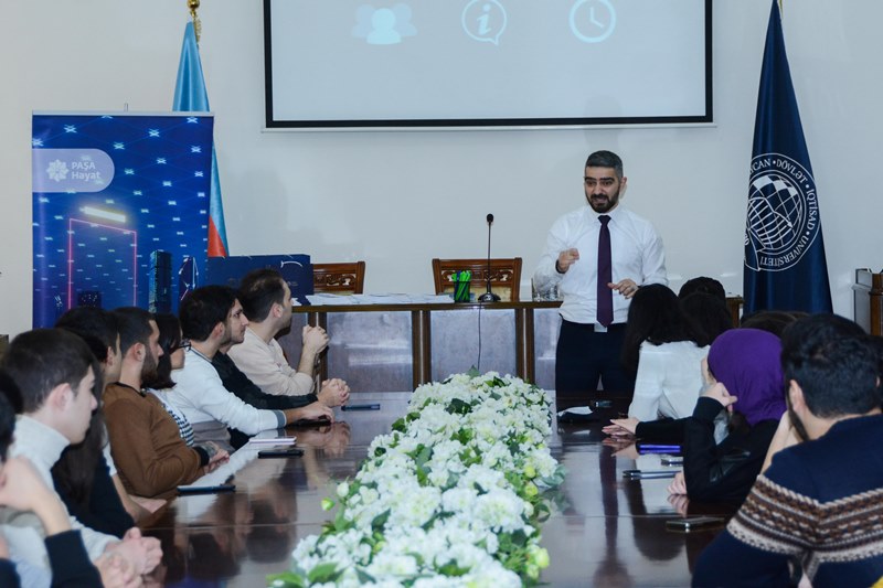 PAŞA Həyat Sığorta UNEC tələbələri üçün infosessiya keçirib